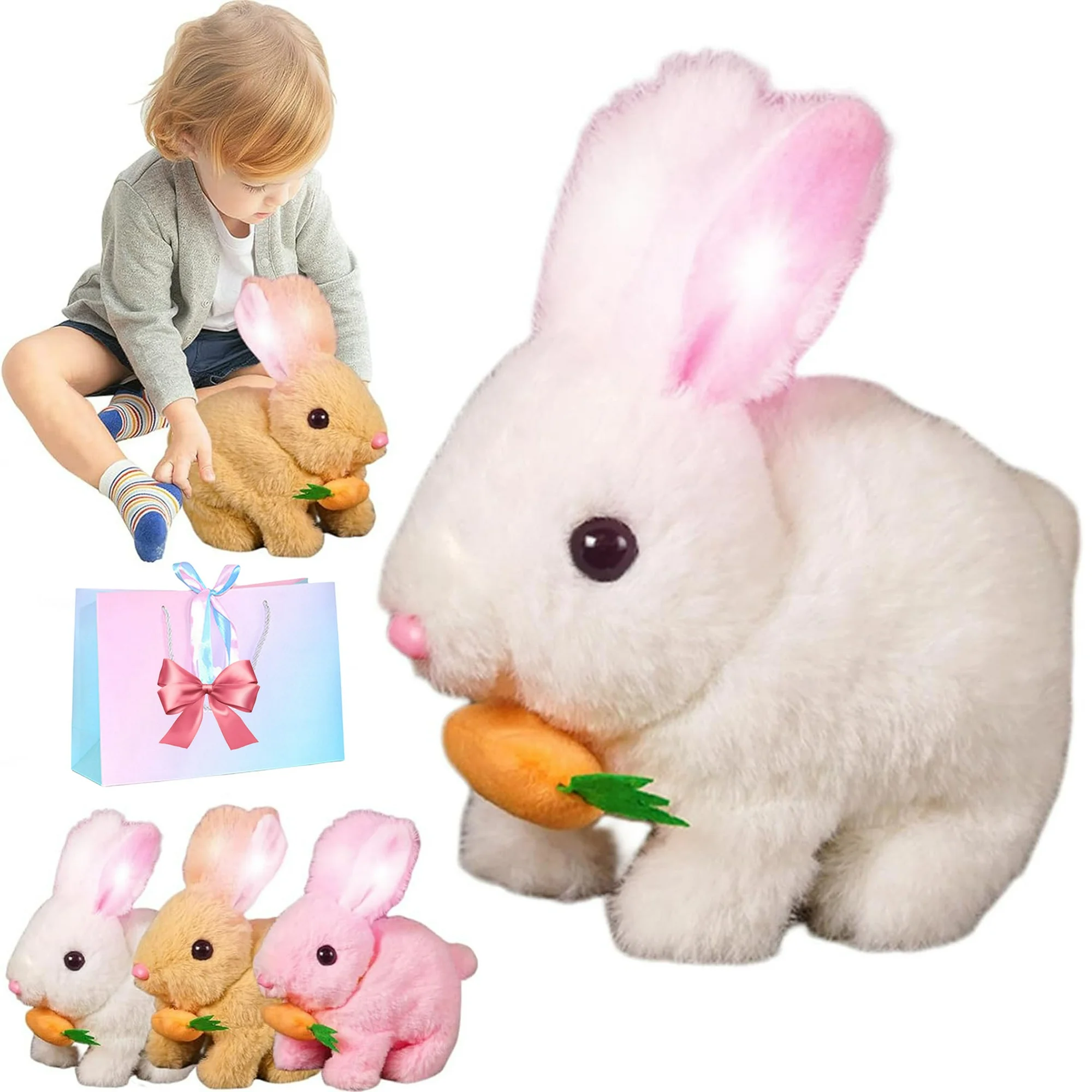 Bunby - My Realistic Bunny Toy, Interactive Bunny Realistic Bunny ...