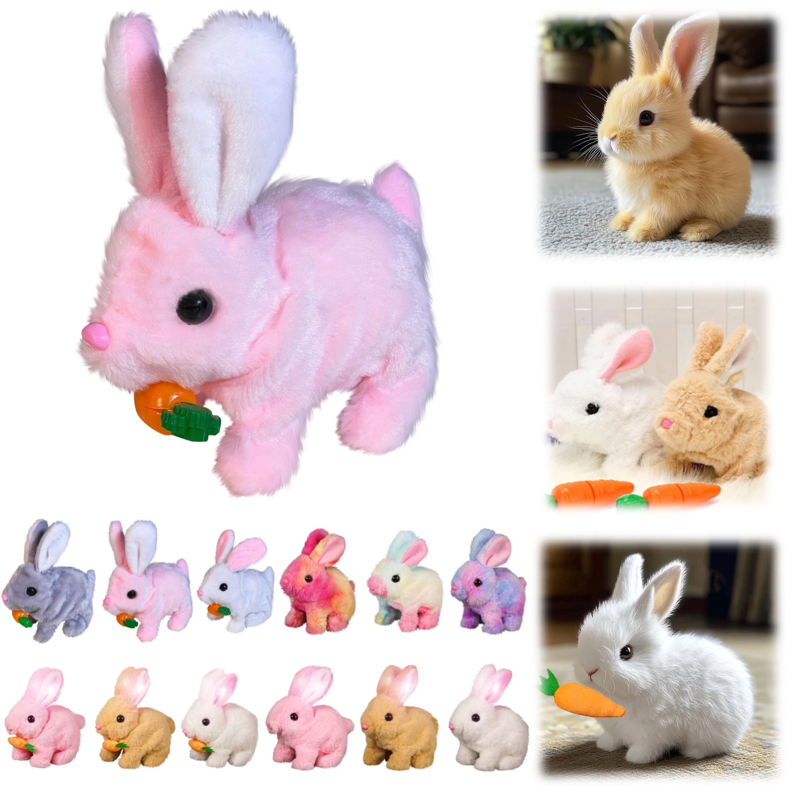 Bunby - My Realistic Bunny Toy, Interactive Bunny Toys - Jumping ...