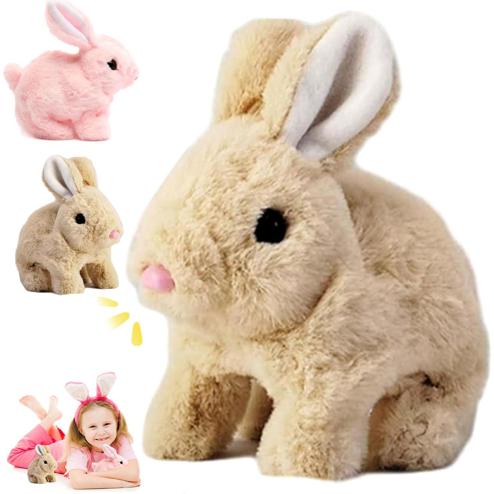 Bunby - My Realistic Bunny Toy, Interactive KMC2Realistic Bunny and ...