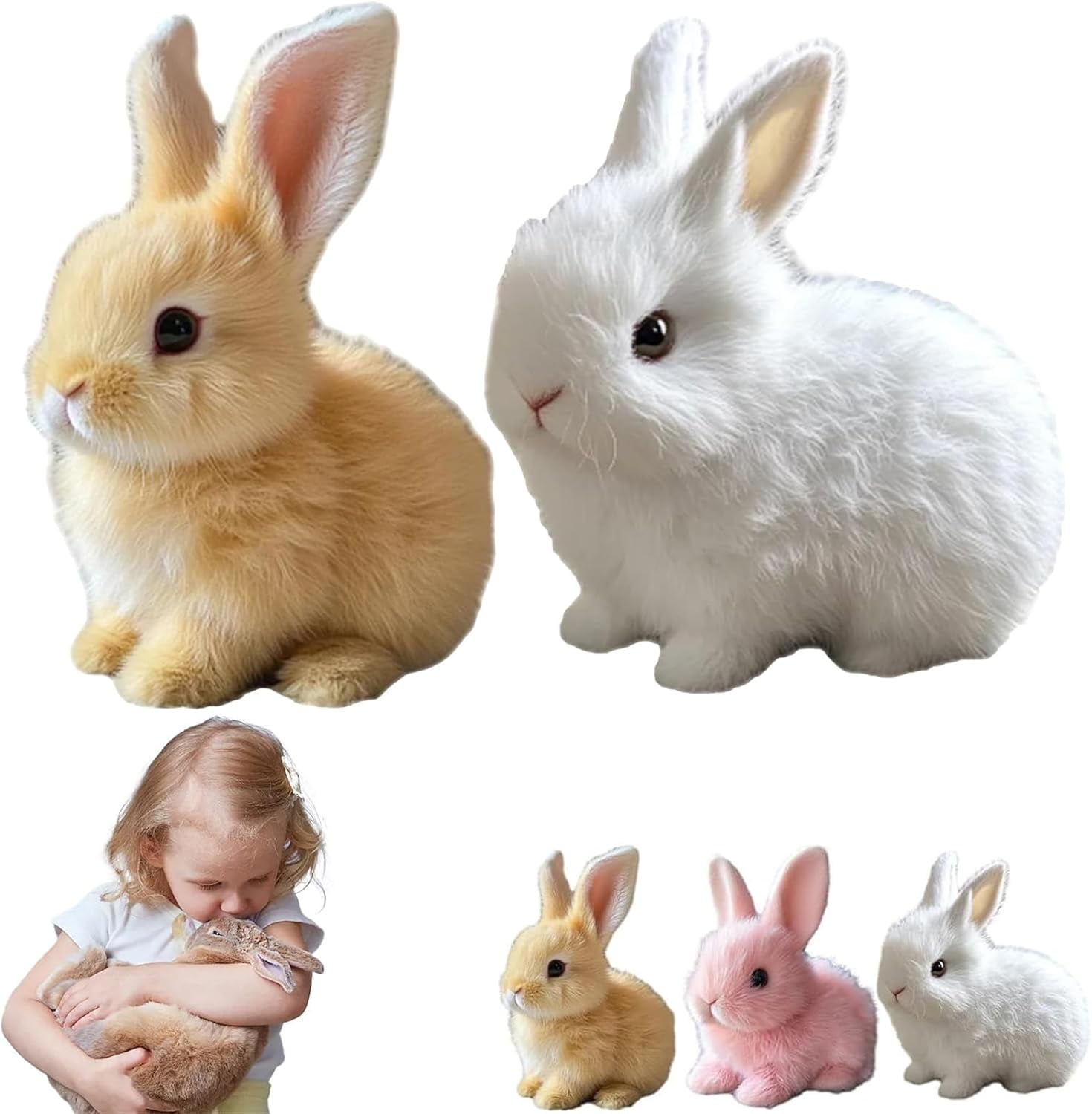 Bunby - My Realistic Bunny Toy, Interactive Realistic Bunny Toy ...
