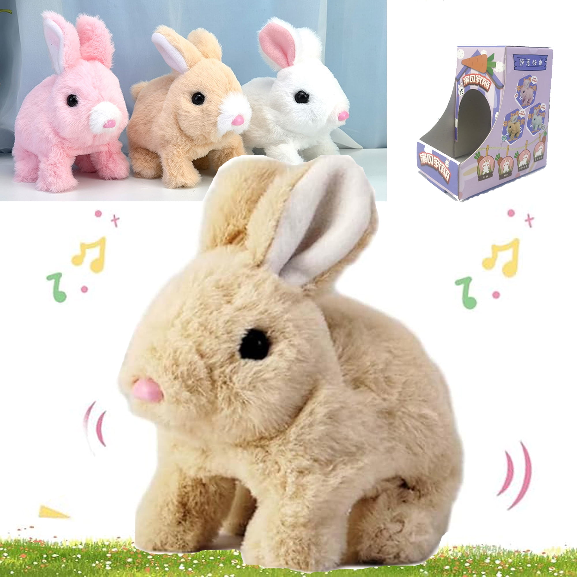 Bunby - My Realistic Bunny Toy, Interactive Realistic Bunny Toy - Jumping, Twitching, and ...