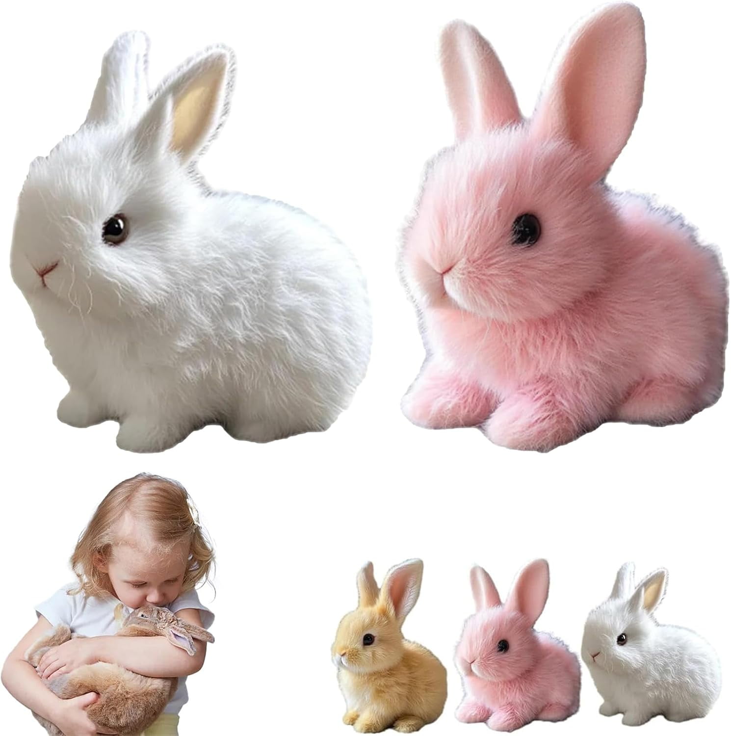 Bunby - My Realistic Bunny Toy,Interactive Realistic Bunny Toy ...