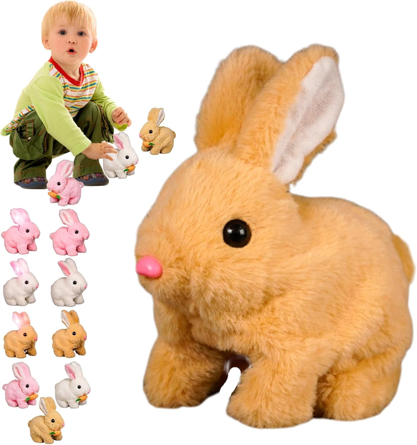 Bunby - My Realistic Bunny Toy for Kids, Bunny Plush - Realistic Bunny ...