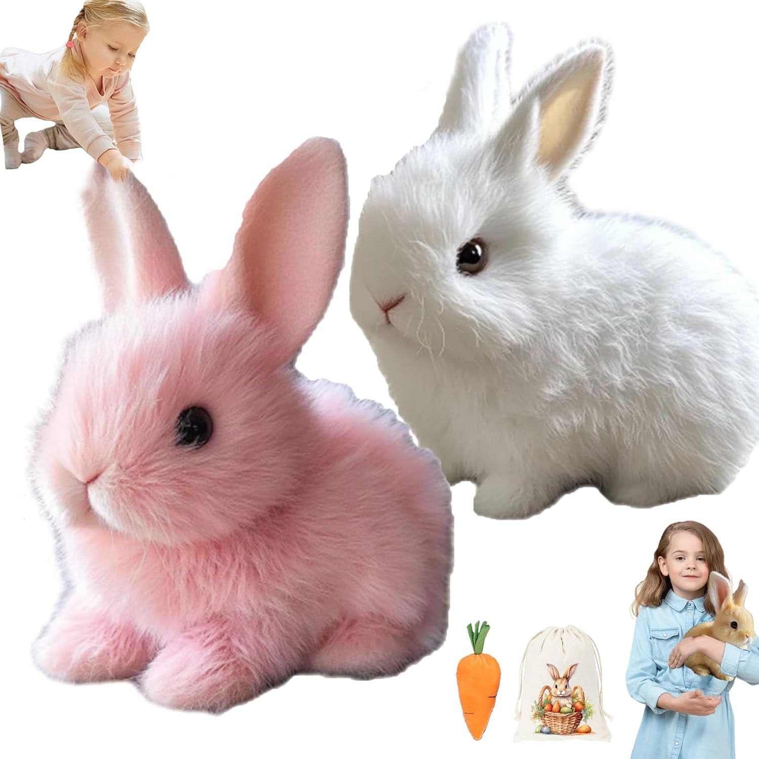 Bunby - My Realistic Bunny Toy,Realistic Bunny Toy - Jumping,Twitching ...
