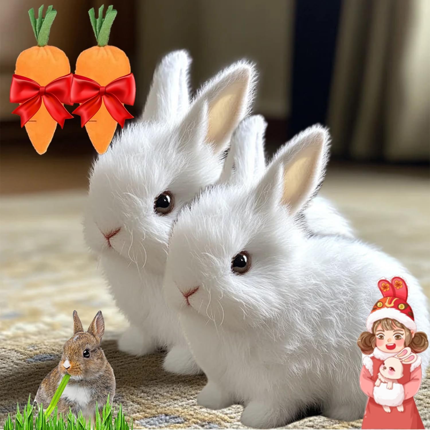 Bunby - My Realistic Bunny Toy, Realistic Bunny Toy for Kids ...