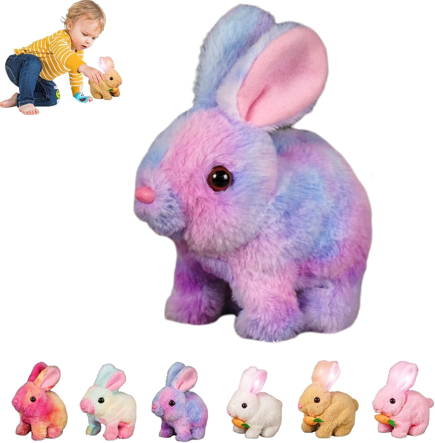 Bunby - My Realistic Bunny Toy, Realistic Bunny Toys for Kids That Move ...