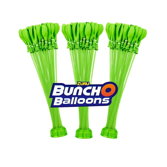 Bunch O Balloons Instant Water Balloons Green (3 bunches 100 Total ...