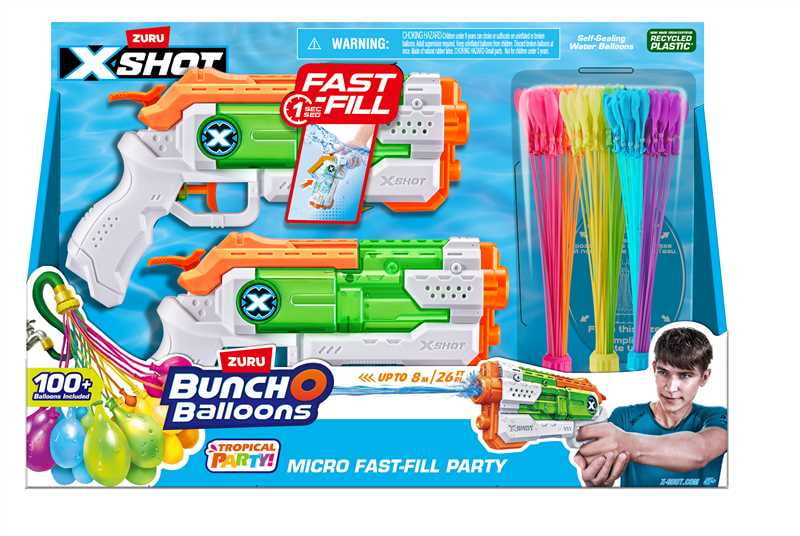Bunch O Balloons Micro Fast Fill Party White Water Blasters - Walmart.com
