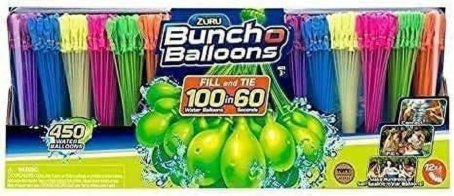 Bunch O Balloons Multi-Colored (10 Bunches) by ZURU, 350+ Rapid-Filling ...