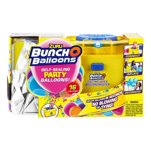 Bunch O Balloons Portable Party Balloon Electric Air Pump Starter Pack ...