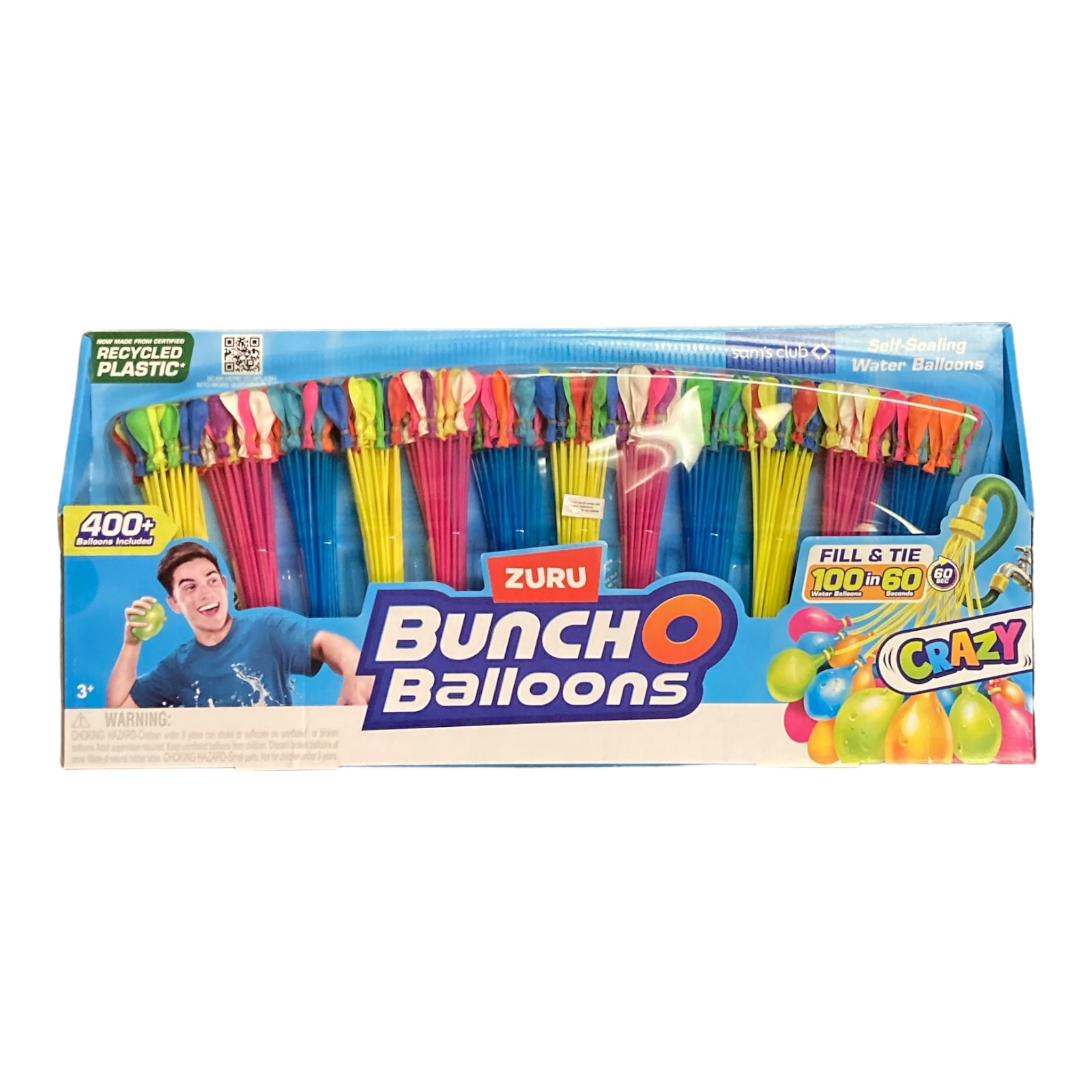 Zuru Bunch O Balloons, Quick Fill Water Balloons, Bulk Pack of 420 ...