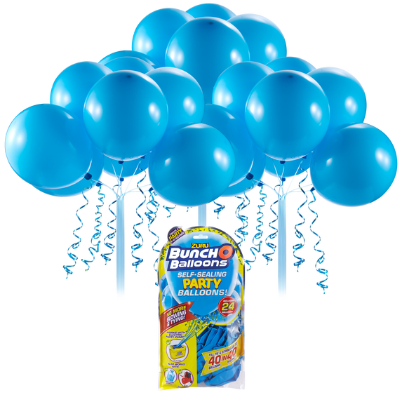 ZURU Bunch O Self-Sealing Party Balloons, Blue, 24ct, 11in - Walmart.com