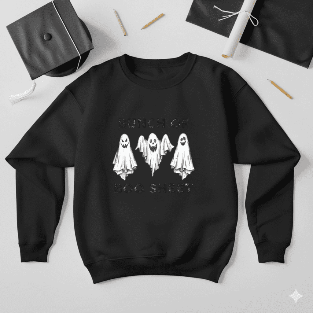 Bunch Of Boo Sheet Funny Halloween Quote Pun Costume Party Humor ...