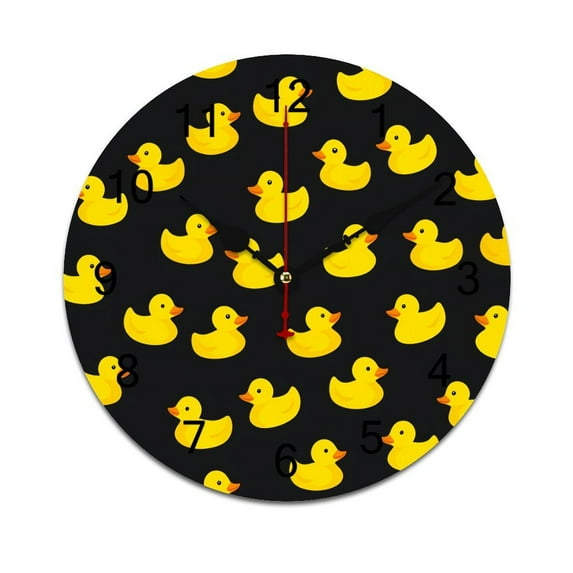 Bunch of Rubber Ducks Bedroom Wall Clock Large Modern Kitchen Dinning ...