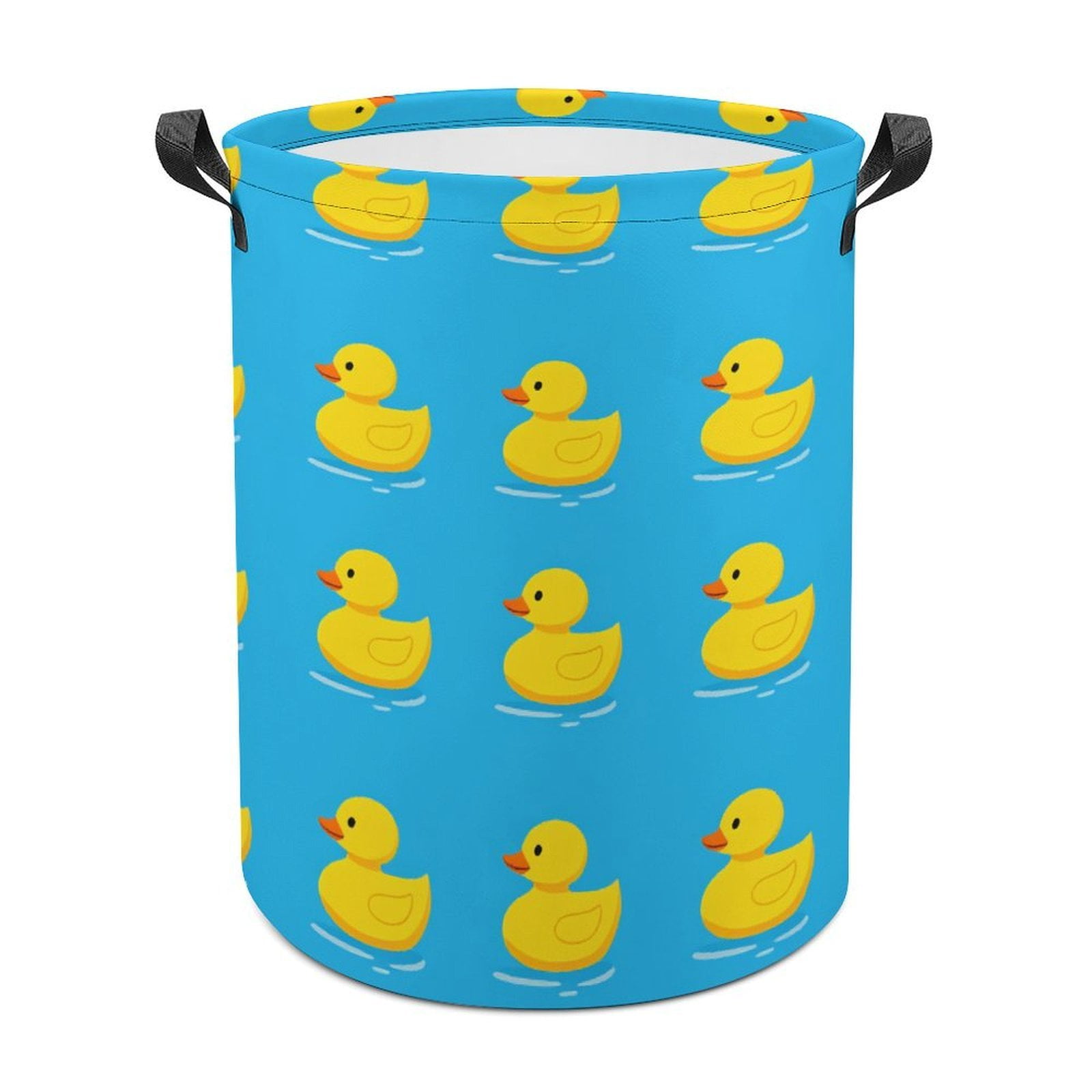 Bunch of Rubber Ducks Laundry Basket for Dirty Clothes Storage Hamper ...