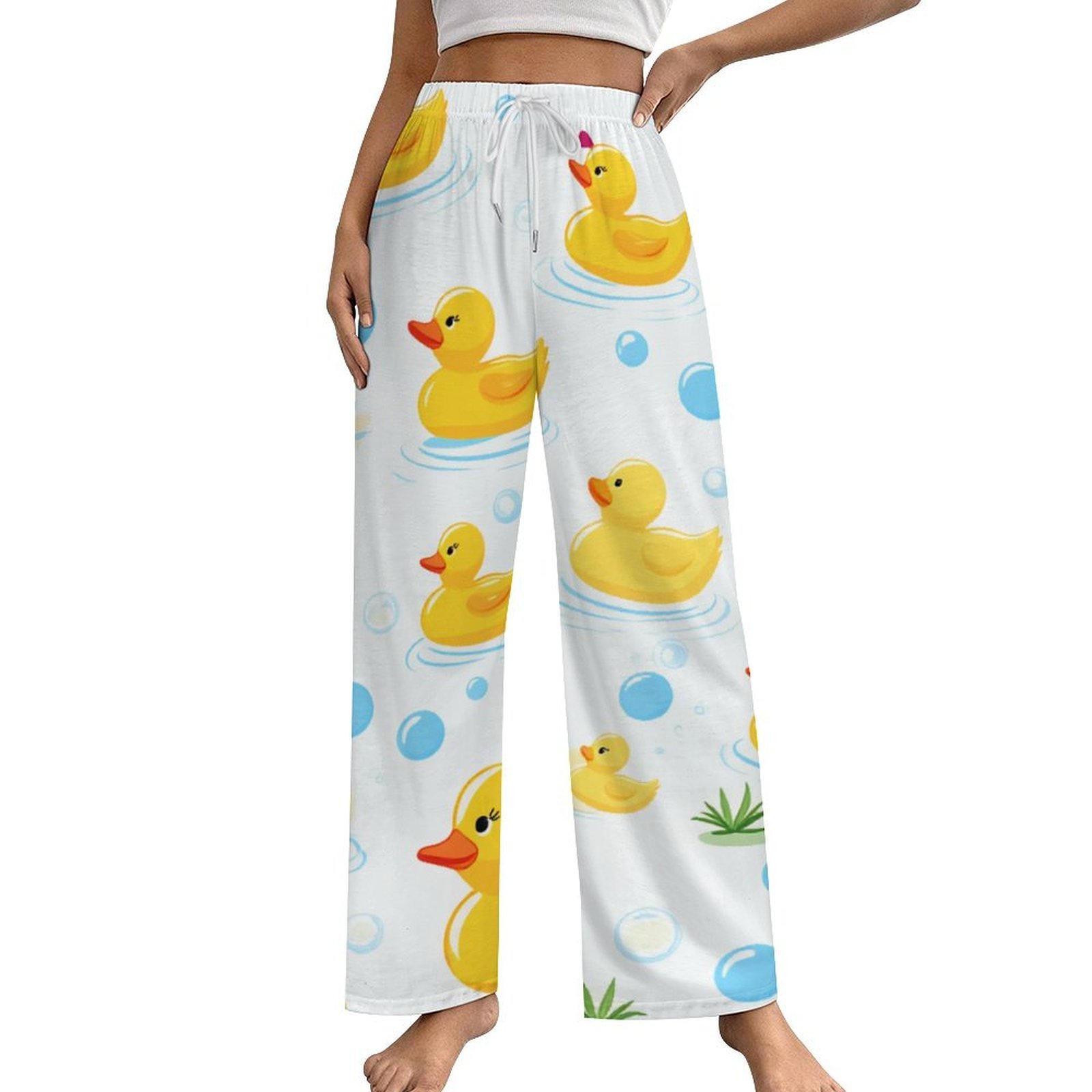 Bunch of Rubber Ducks Pajama Pants Breathable with Pockets Pajamas For ...