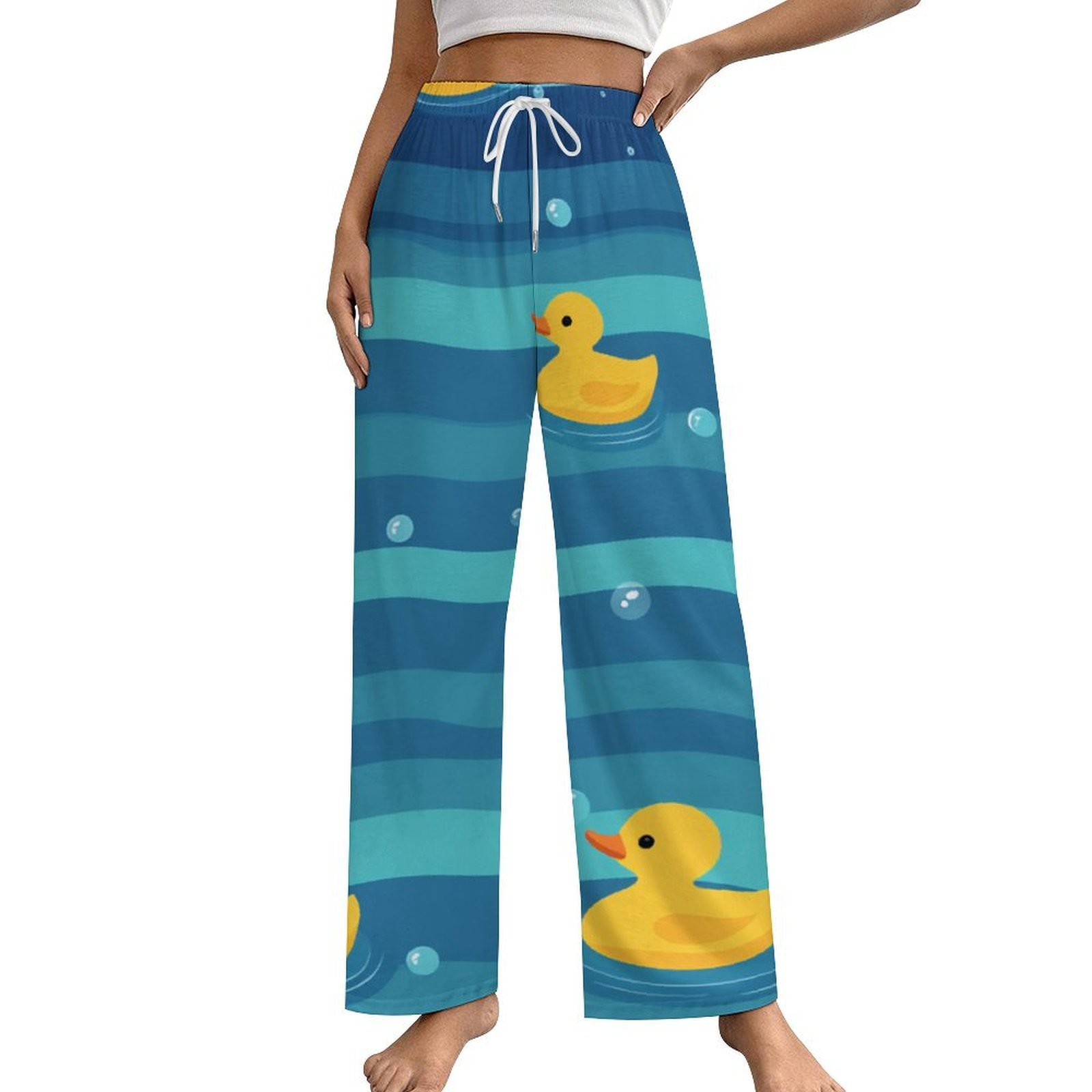 Bunch of Rubber Ducks Pajama Pants Breathable with Pockets Pajamas For ...