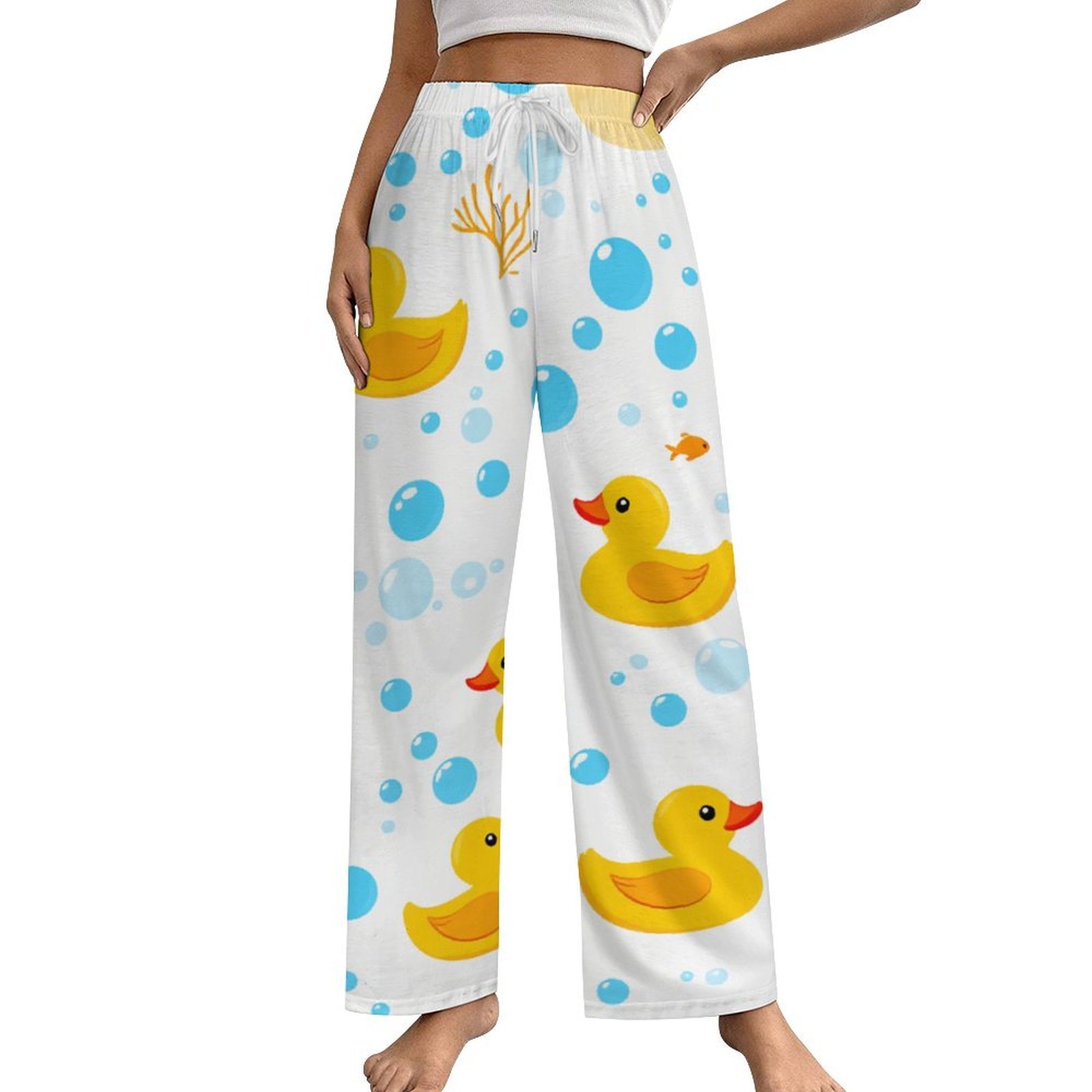 Bunch of Rubber Ducks Pajama Pants Breathable with Pockets Pajamas For ...