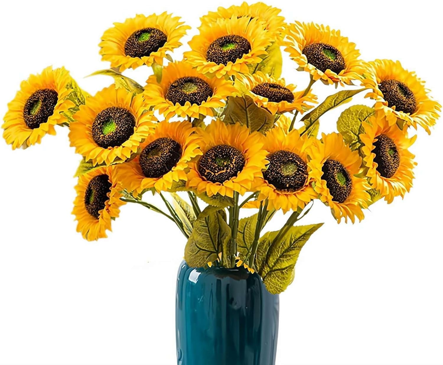 Bunches Artificial Sunflowers Bouquet, Sunflowers Artificial Flowers ...