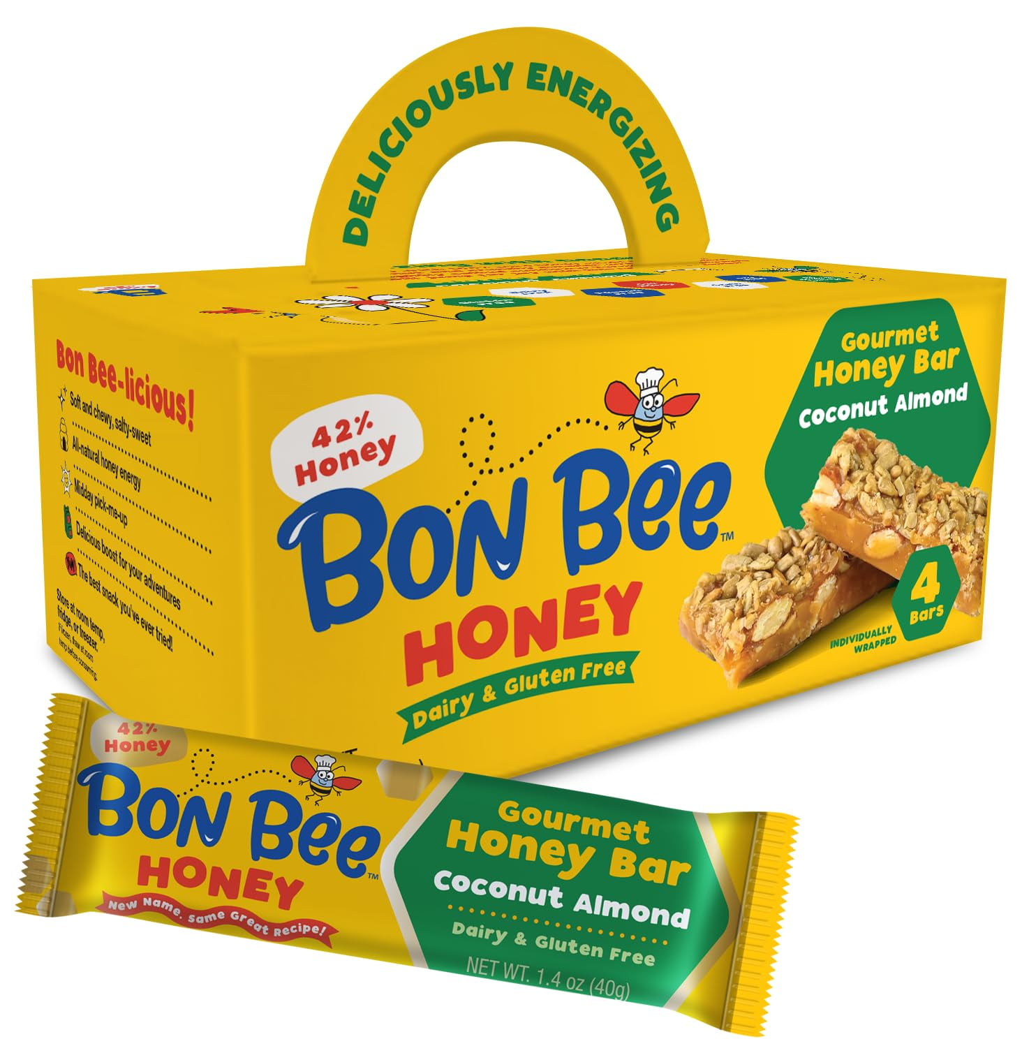 Bunchies All Natural Bar - Natural Breakfast Nutrition Bars for Healthy ...