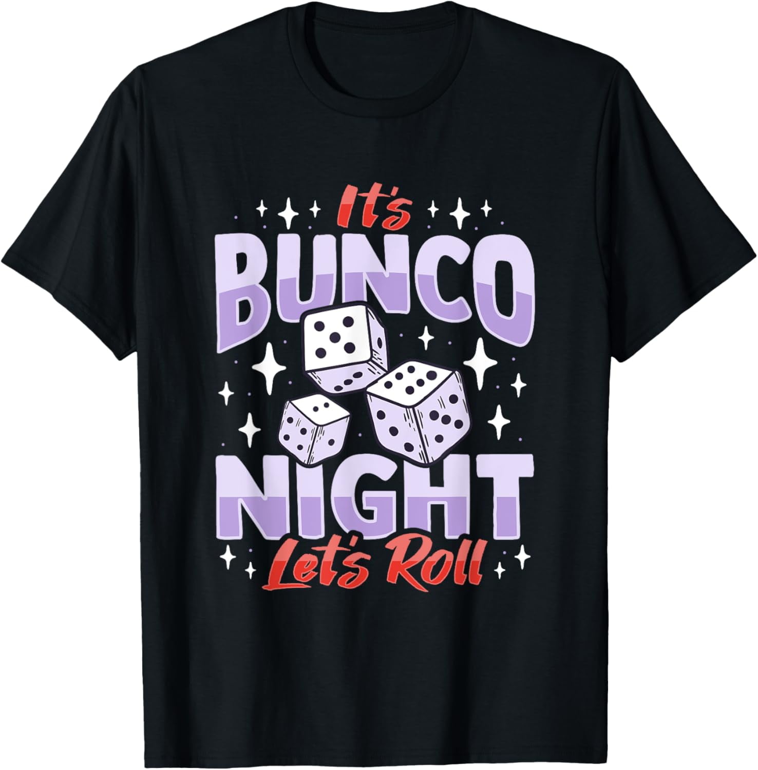 Bunco Game Design for Bunco Babes T-Shirt - Walmart.com