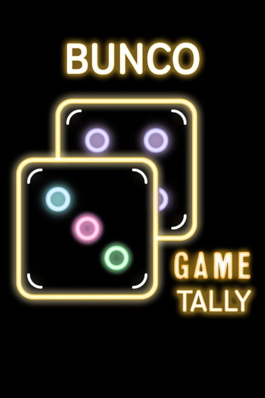 Bunco Game Tally: Bunco Score Sheets Scoring Pad for Bunco Players ...