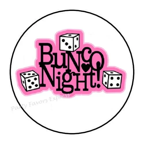 Bunco Night Stickers Party Favors Phone Decal Water Bottle Stickers Car ...