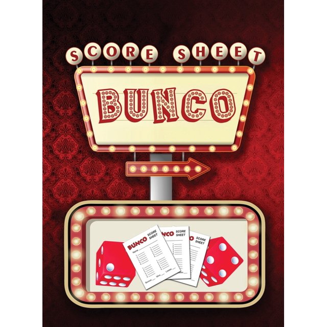 Bunco Score Sheets: 100 Score Keeping for Bunco Lovers (Hardcover ...