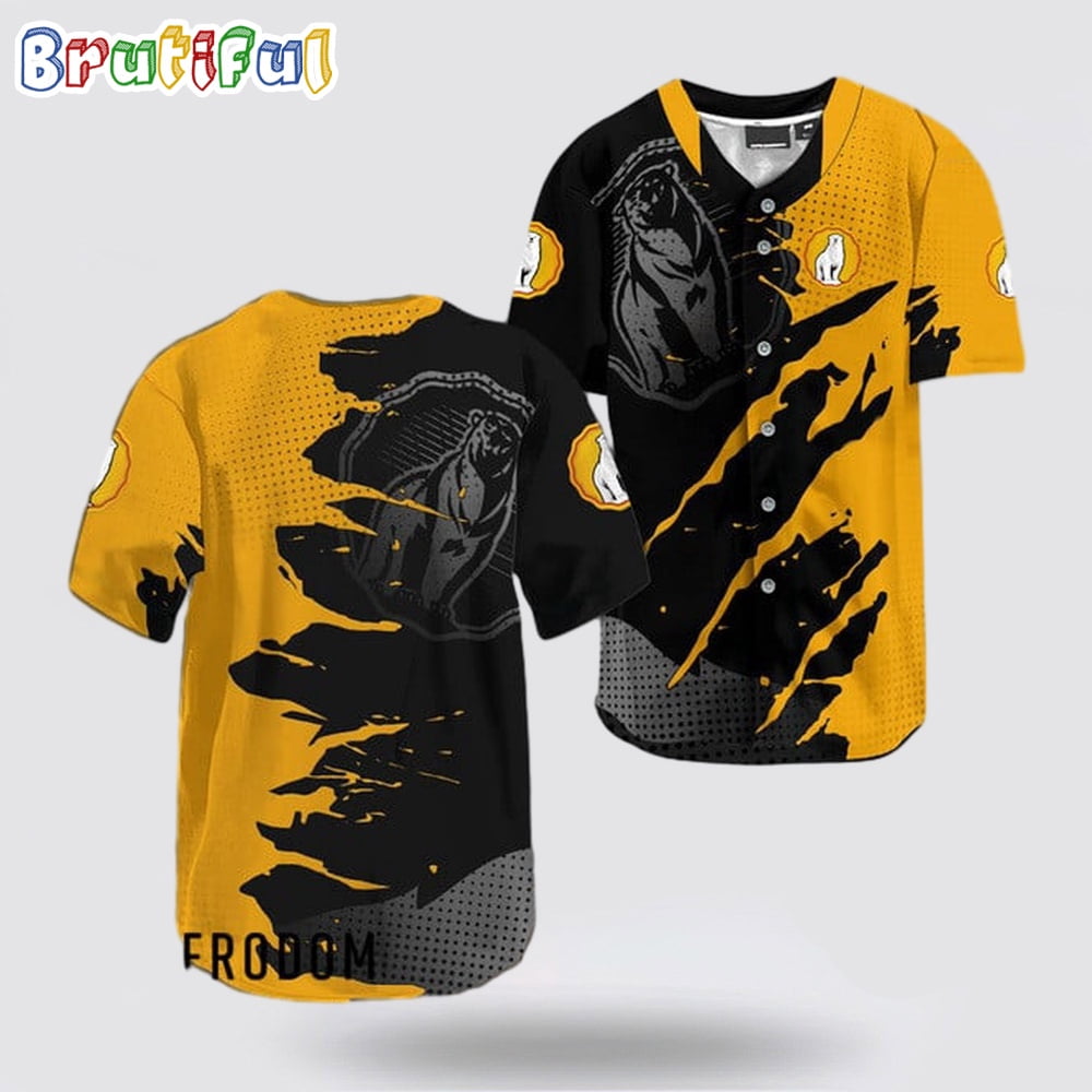 Bundaberg Rum Metal Crack Pattern Baseball Jersey Sunny Shirt - Walmart.com