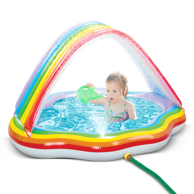 Bundaloo Baby Water Play Pool - Inflatable Swimming for Toddlers with ...