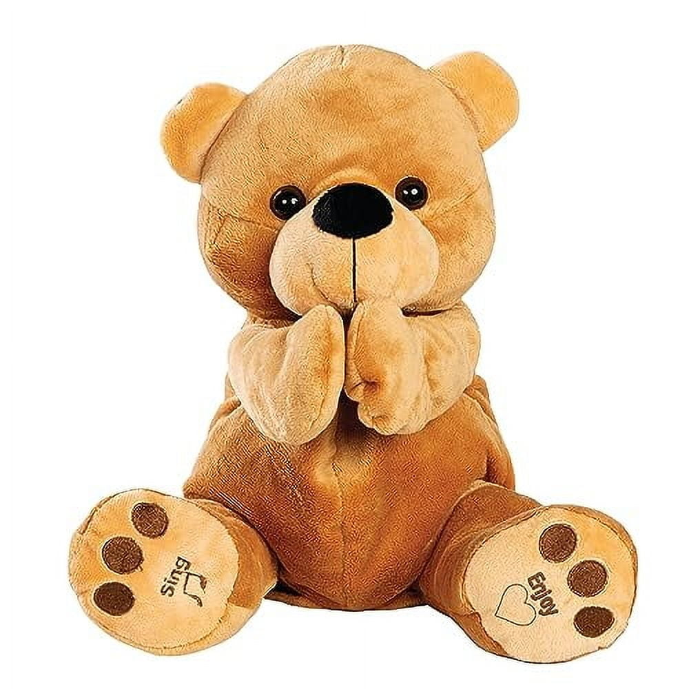 Bundaloo Clapping and Singing Bear Talking Stuffed Animal for Kids ...