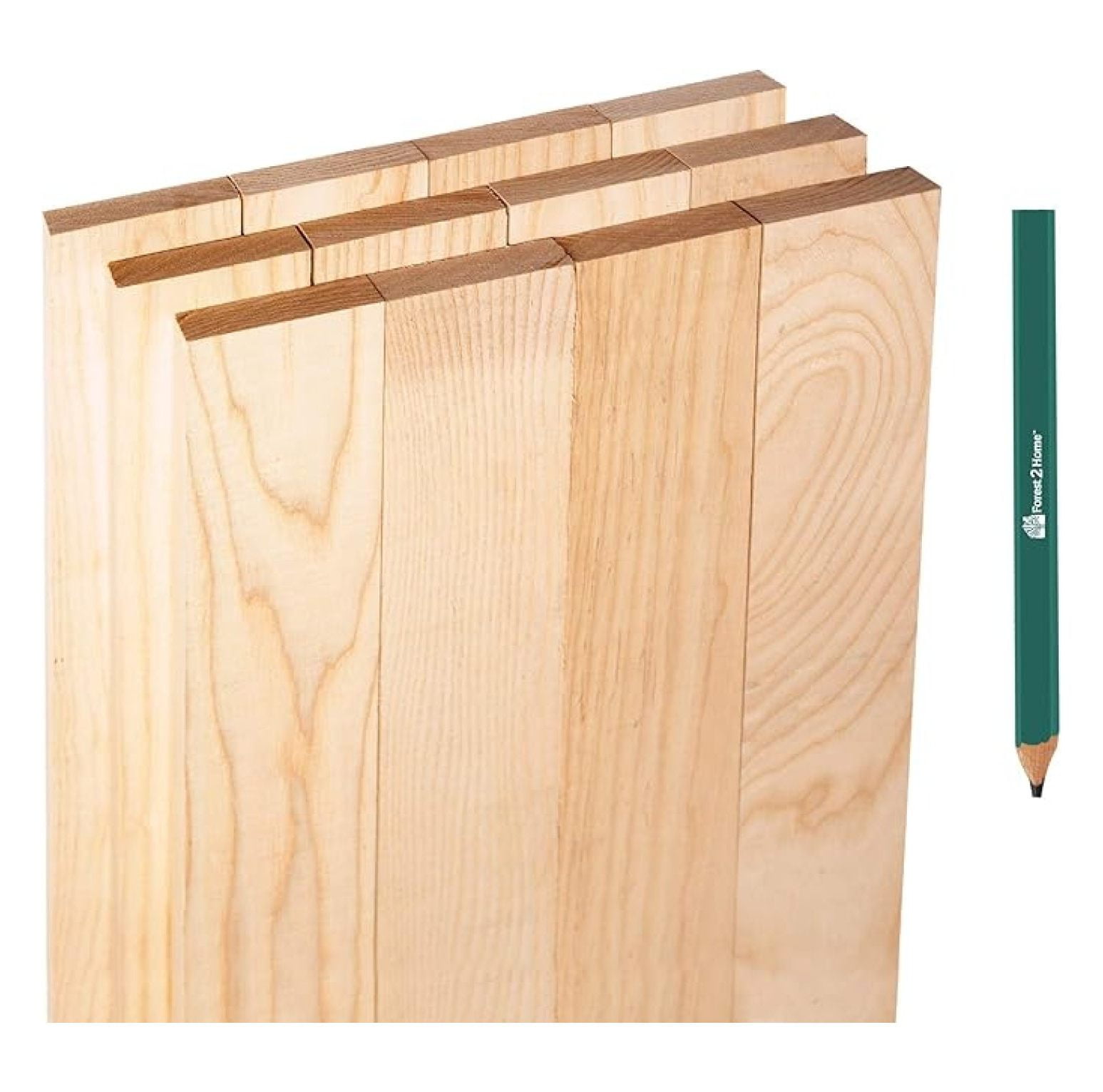 Bundle - 1 X 3 X 36 inches - 12 Board Pack - Kiln Dried Wood Lumber ...