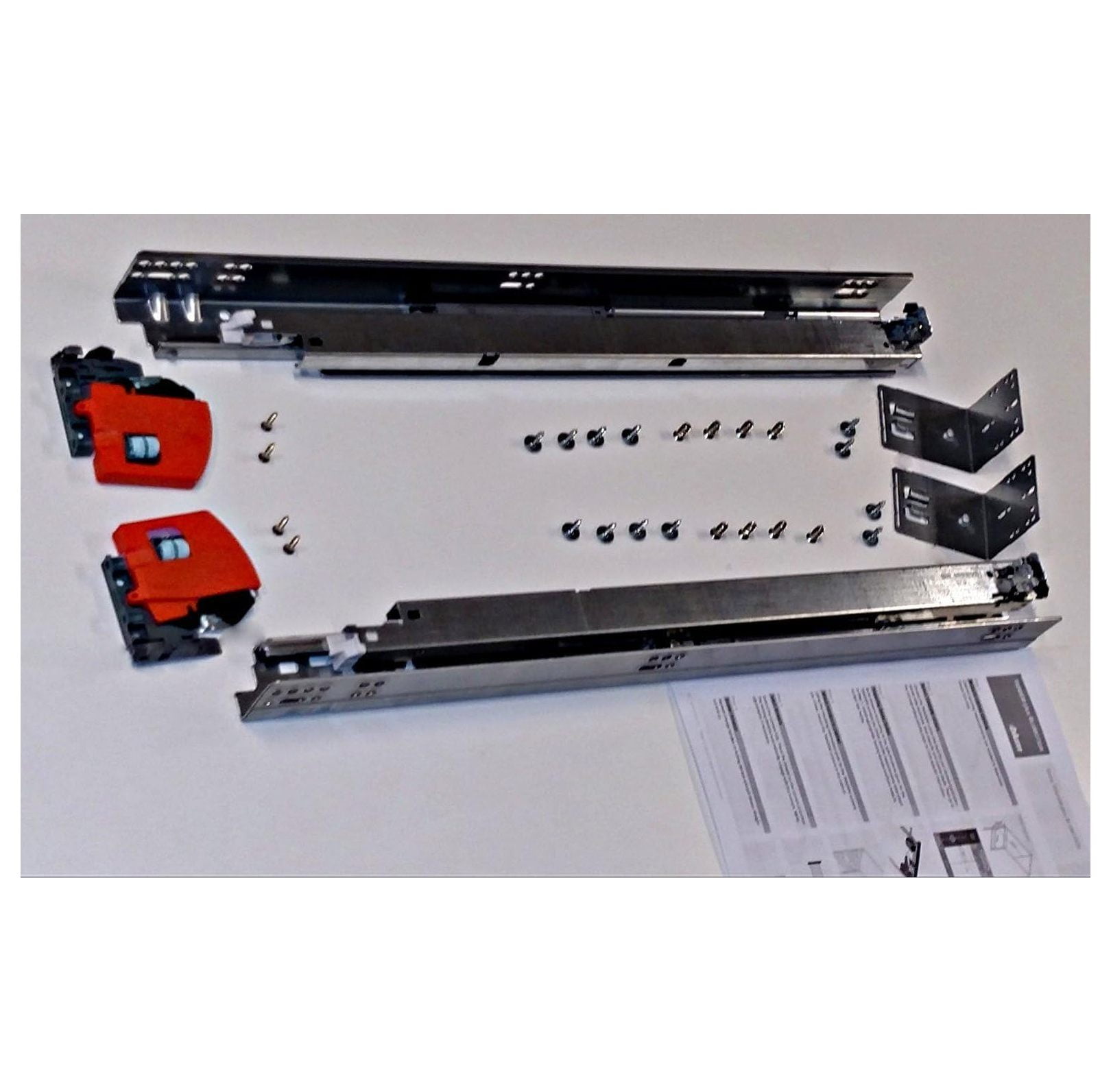 Bundle - 12" Tandem Drawer Slides with OTION. Includes Slides 563H ...