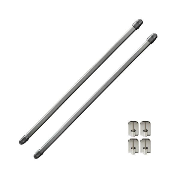 Walmart Bundle: 2 Adjustable Cafe Curtain Rods (12