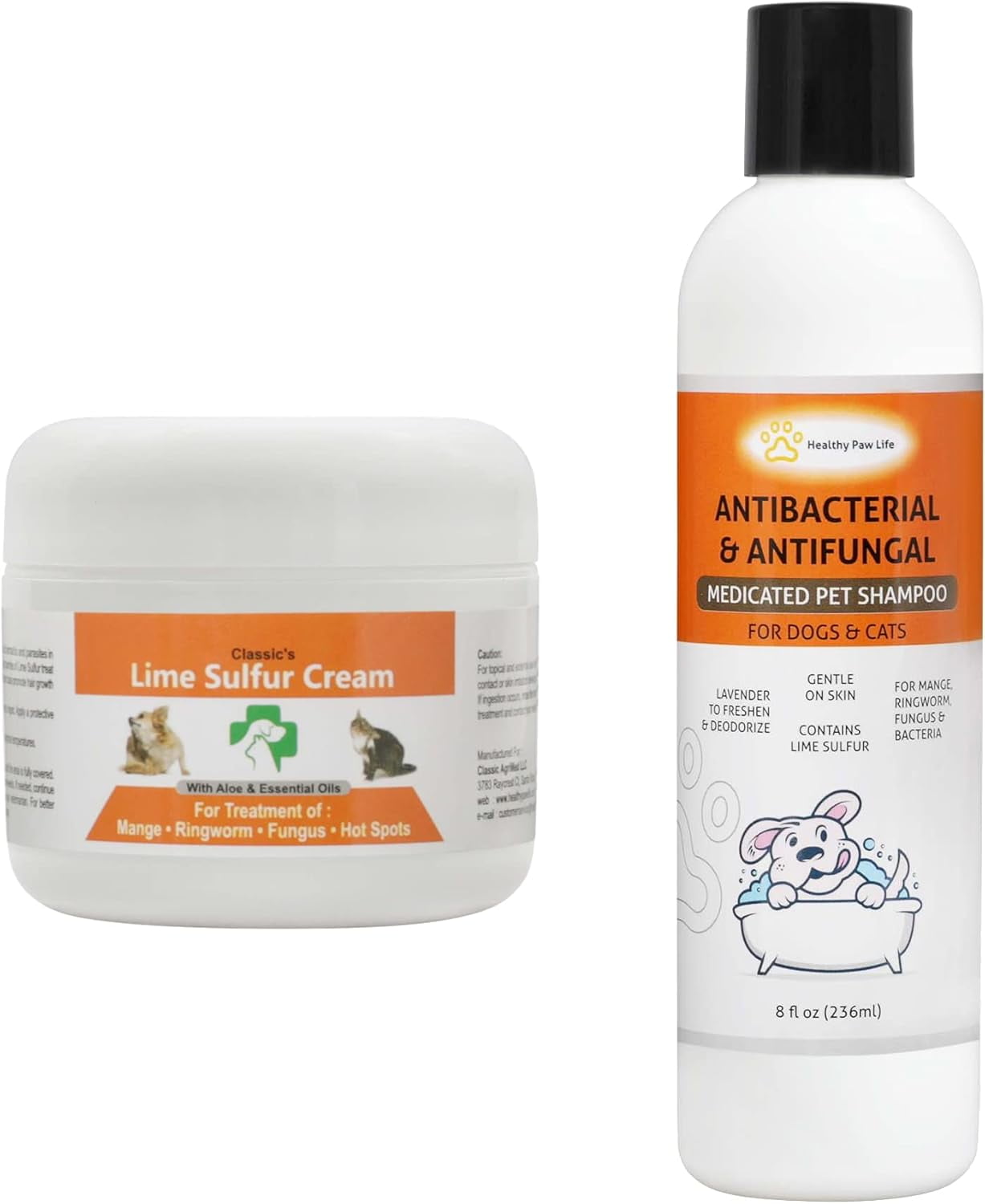 Bundle - 2 Items: Classic's Lime Sulfur Cream (2 oz) and Classic's Lime ...