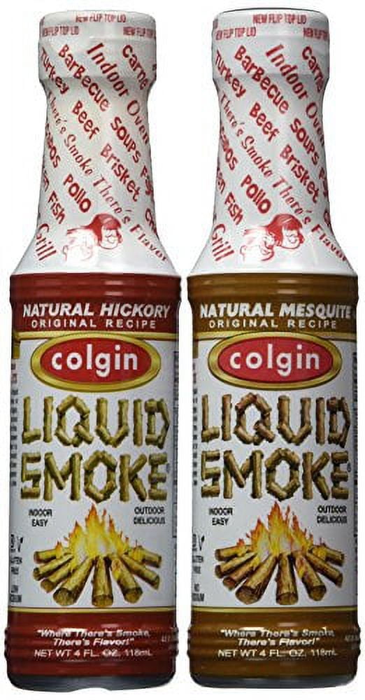 Colgin Gourmet Liquid Smoke Bundle - Mesquite & Hickory Flavors (4 oz ...