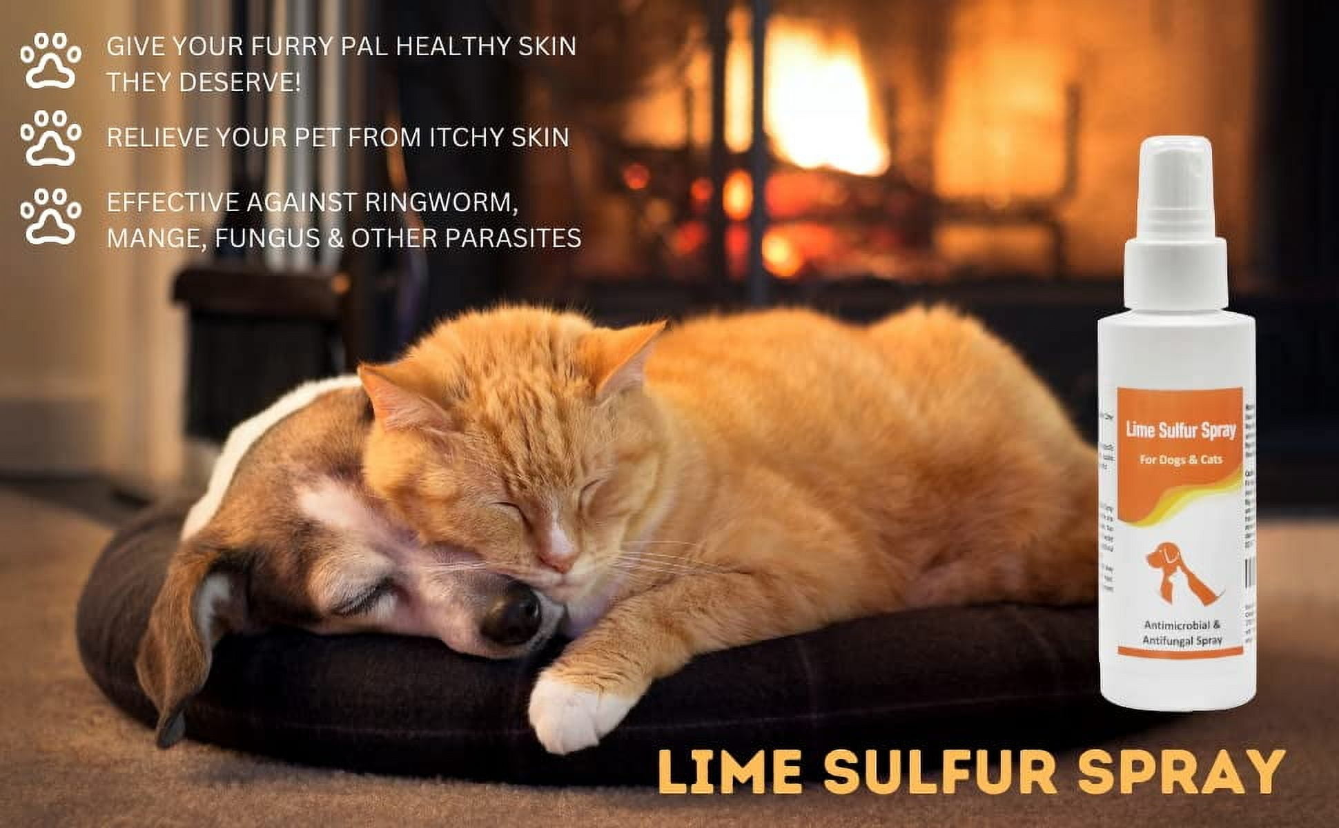 Bundle - 3 Items: Lime Sulfur Spray (4 oz), Lime Sulfur Cream (2 oz ...