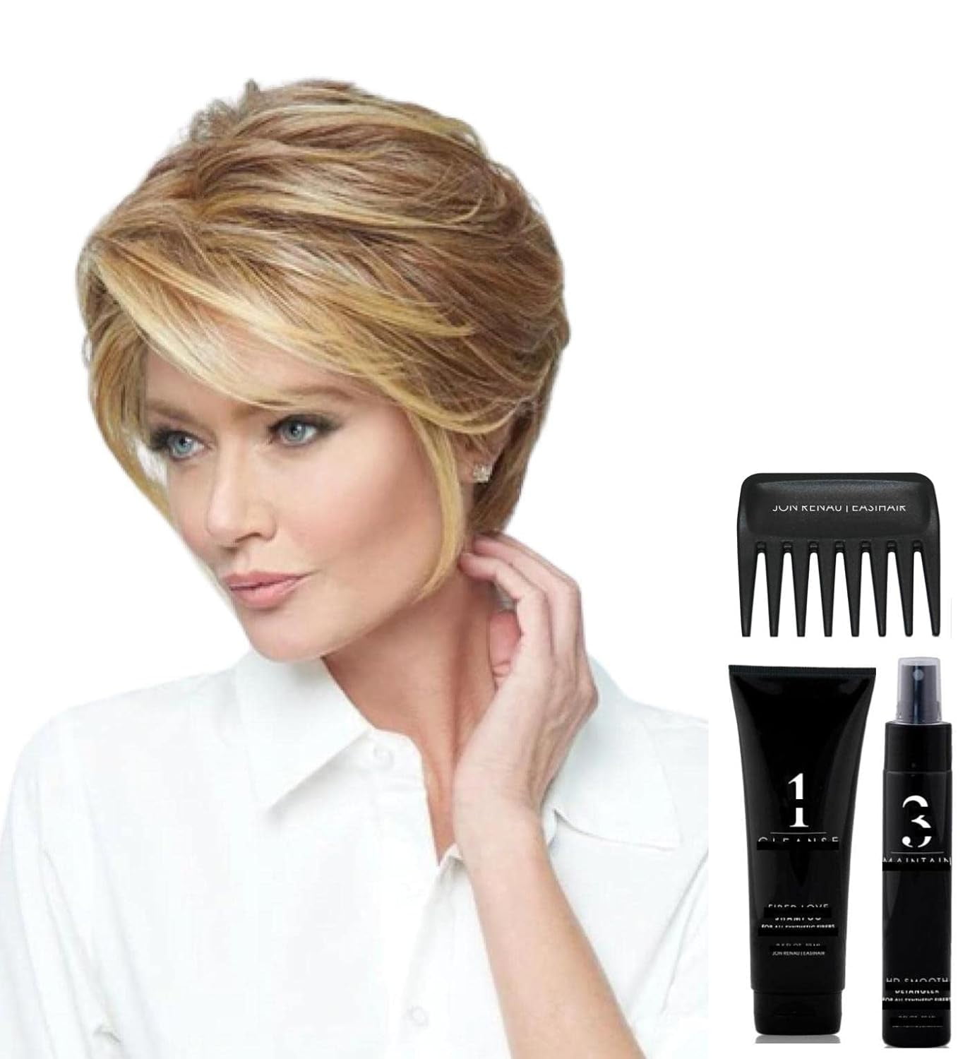 Bundle - 5 Items: Go To Wig, Christy's Wigs Q & A Booklet, 2oz Travel ...