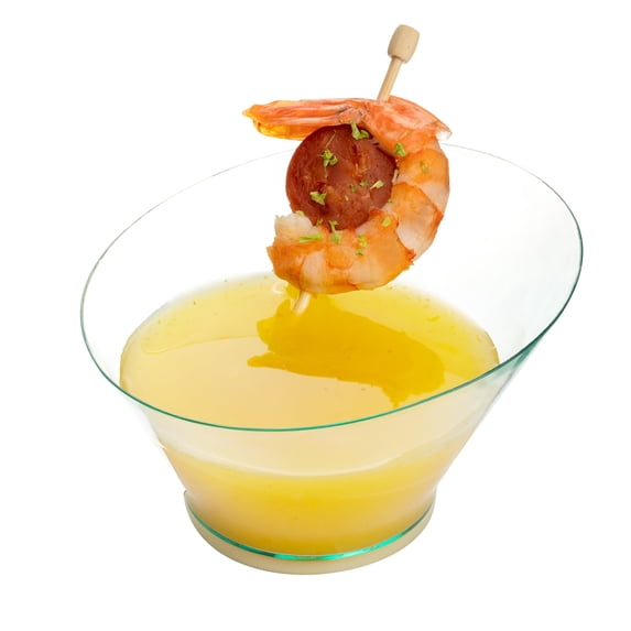 Bundle: 5 Ounce Round Bowls And 4 Inch Cake Forks, 100 Disposable Salad ...