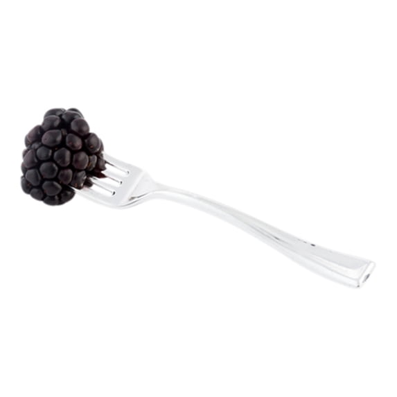 Bundle: 6 Ounce Square Bowls And 4 Inch Cake Forks, 100 Disposable ...