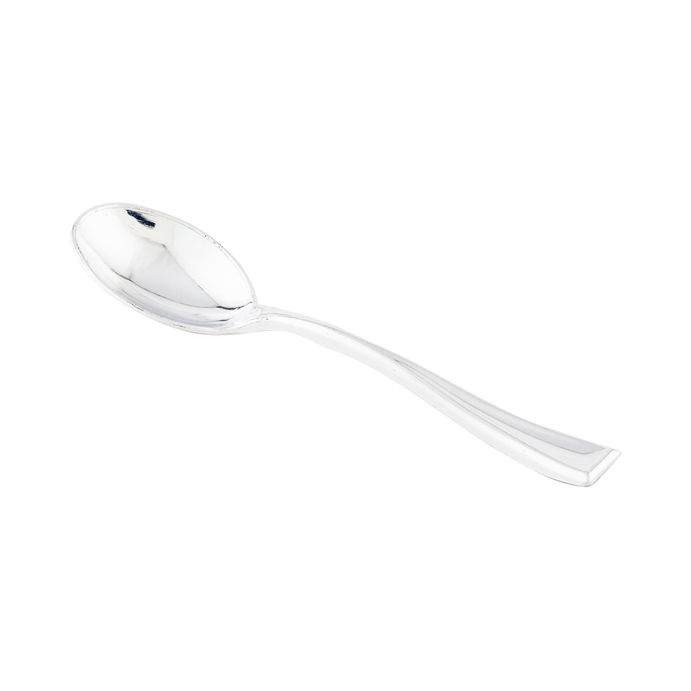 Bundle: 6 Ounce Square Dessert Cups And 4 Inch Tasting Spoons, 100 ...