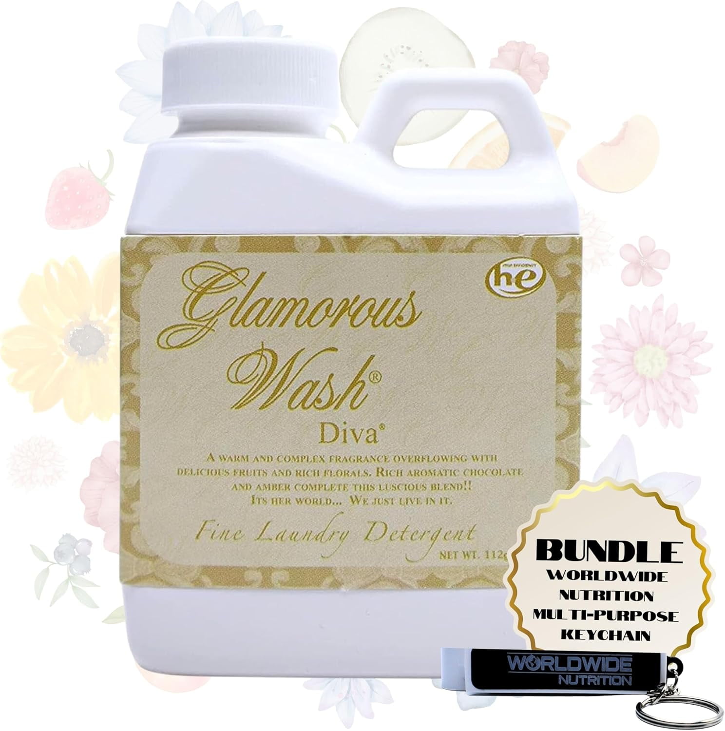 Bundle Compatible with Tyler Glamorous Wash Diva Laundry Liquid ...