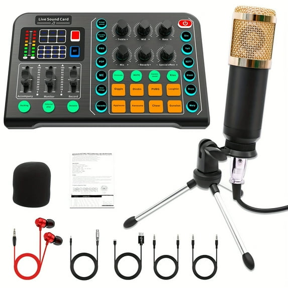 Bundle of Condenser Microphones for Podcasts, Featuring The V8S Audio ...