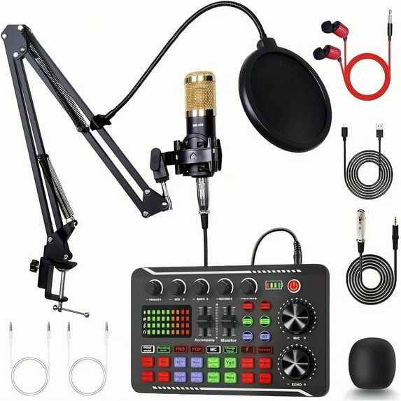Bundle of Condenser Microphones for Podcasts, Featuring The V8S Audio ...