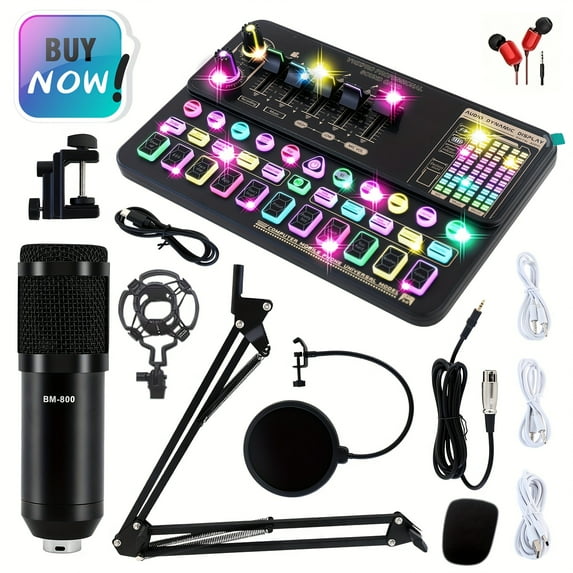 Bundle of Condenser Microphones for Podcasts, Featuring The V8S Audio ...