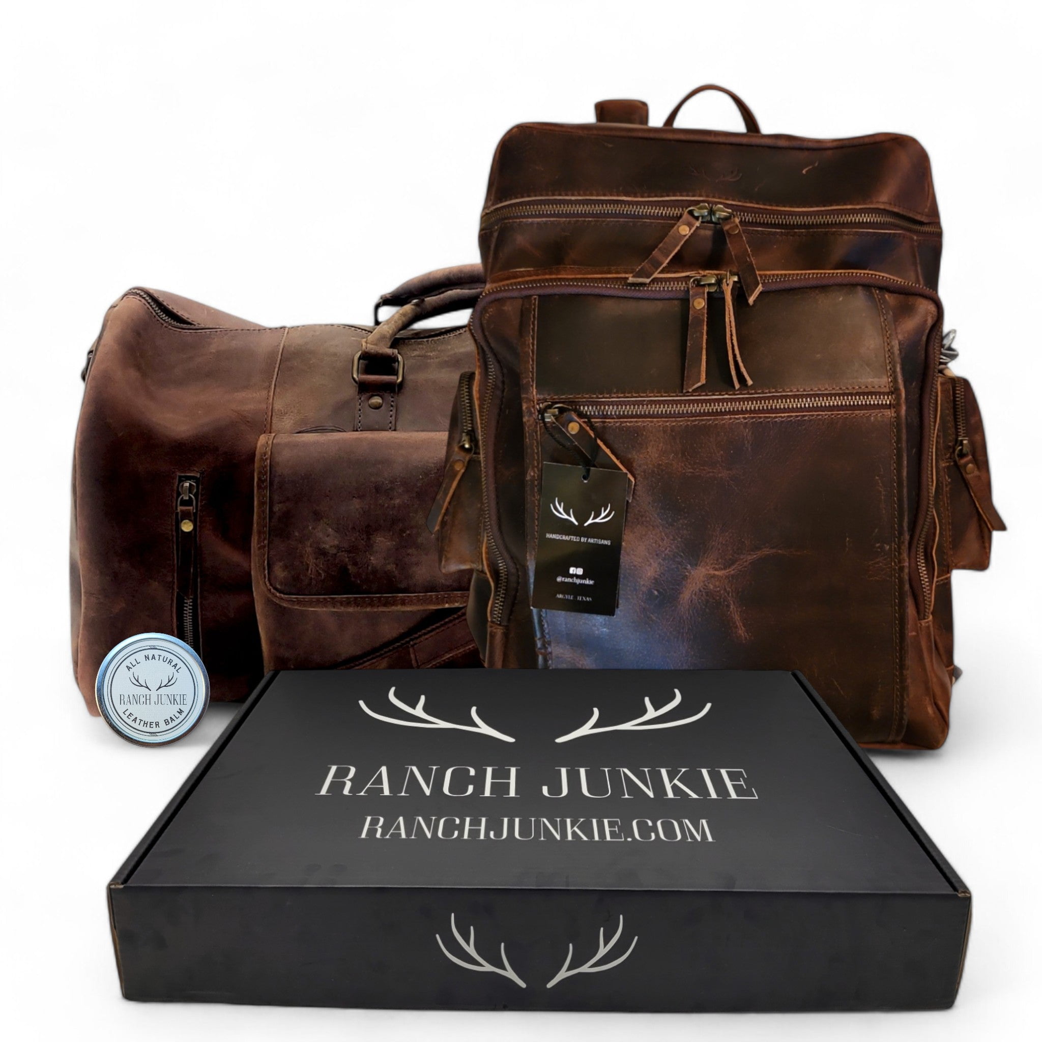 Bundle Deal Denali Leather Weekender + Denali Leather Backpack - Walmart.com