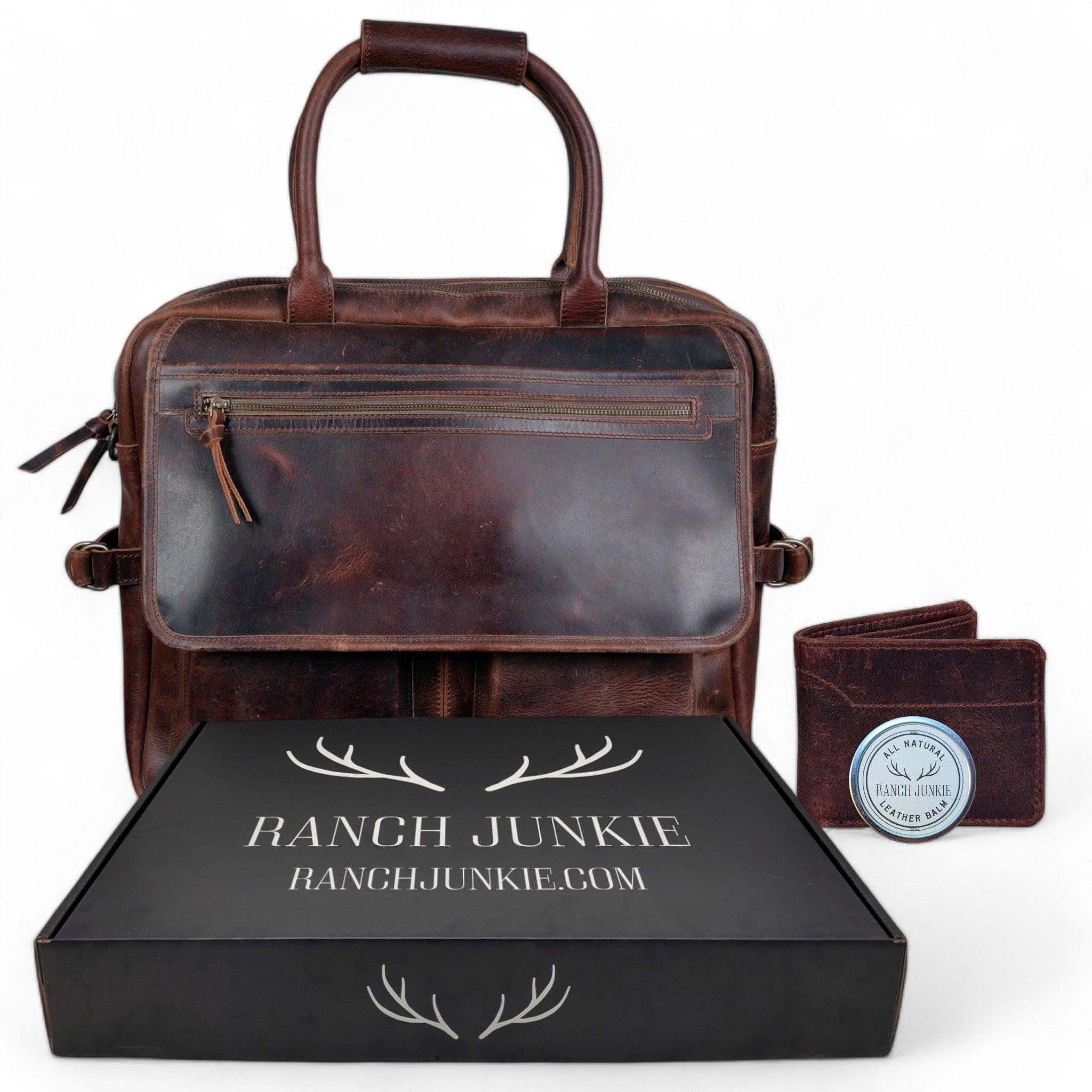 Bundle Deal Denali Navigator Vintage Leather Large Messenger Bag ...