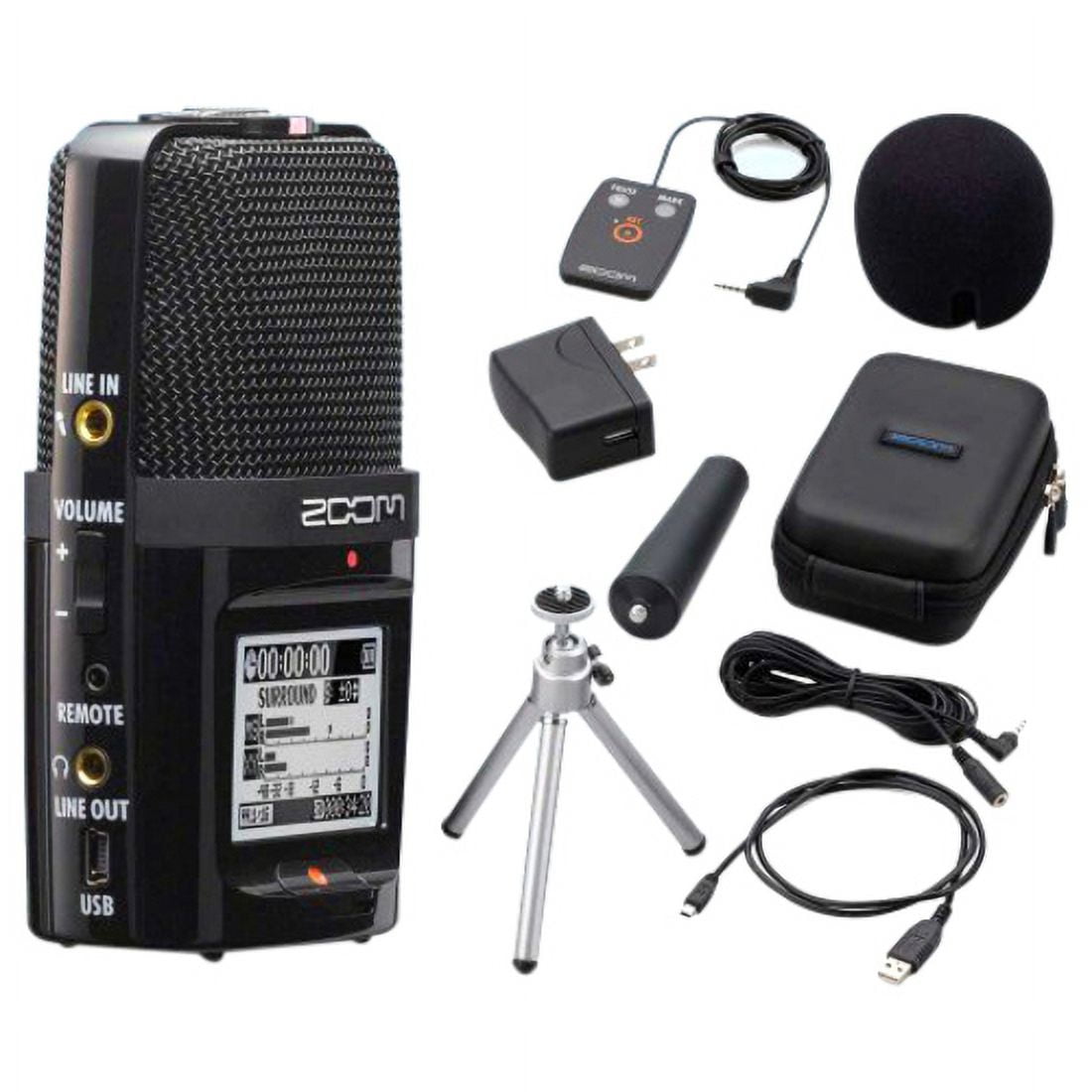 Bundle H2N Handy Recorder Digital Audio Handheld Musicians Recording ...
