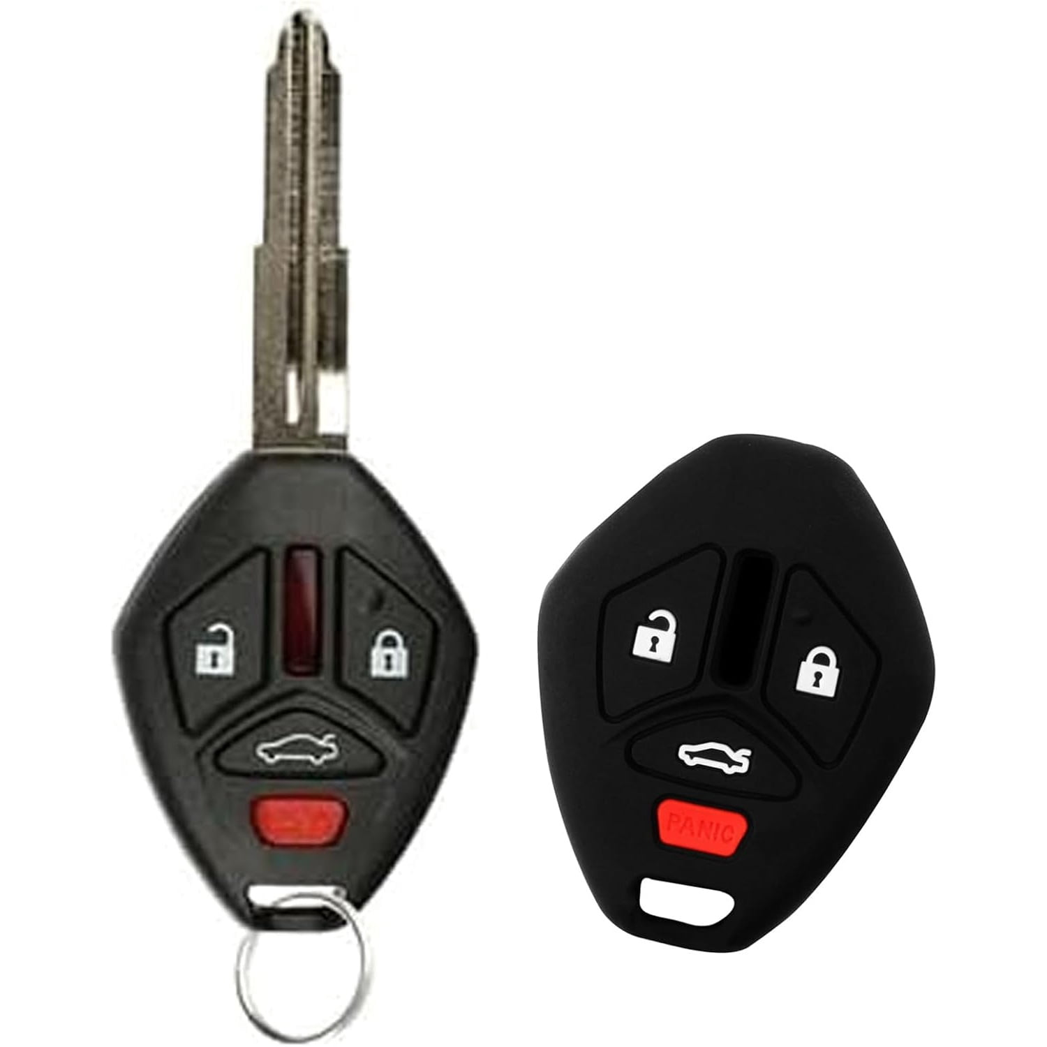 :Bundle: Keyless Entry Remote Car Wide Blade Key Fob Replacement 4 ...