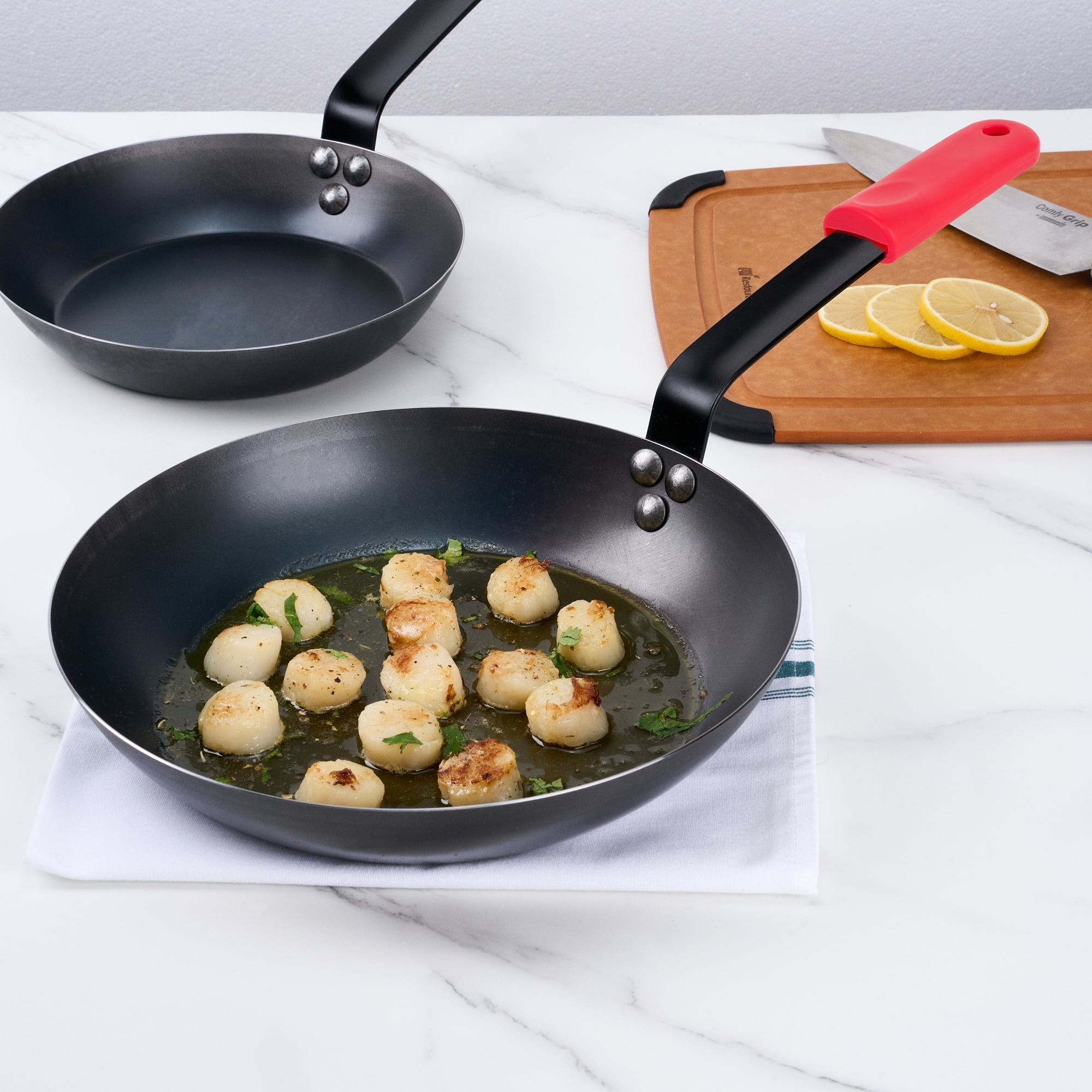Bundle: Met Lux 11 Inch Frying Pan, 6 Induction-Ready Cooking Pans With ...